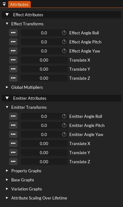 Translation graphs - RigzSoft - Particle Effects Software and Particle Shapes