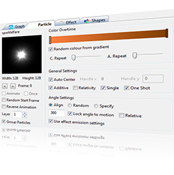 Particle Properties - RigzSoft - Particle Effects Software and Particle Shapes