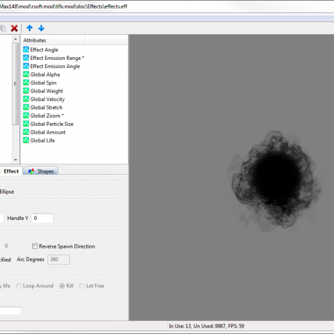 TimelineFX Particle Effects Editor - RigzSoft - Particle Effects Software and Particle Shapes