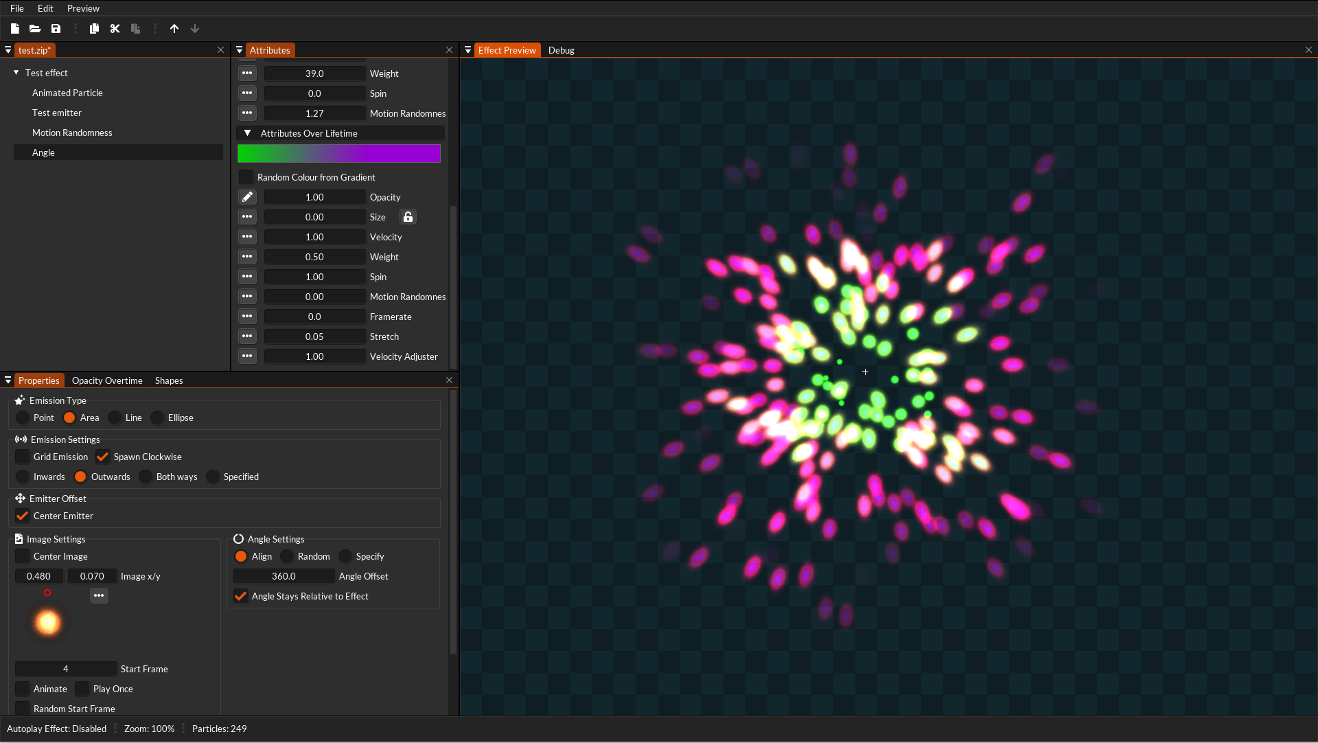 Update 2020, New Editor Making Good Progress - RigzSoft - Particle Effects Software and Particle ...