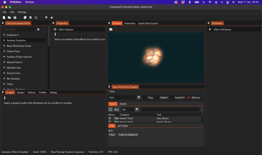 Bounding boxes, more stability and even compiling on Mac now. - RigzSoft - Particle Effects ...
